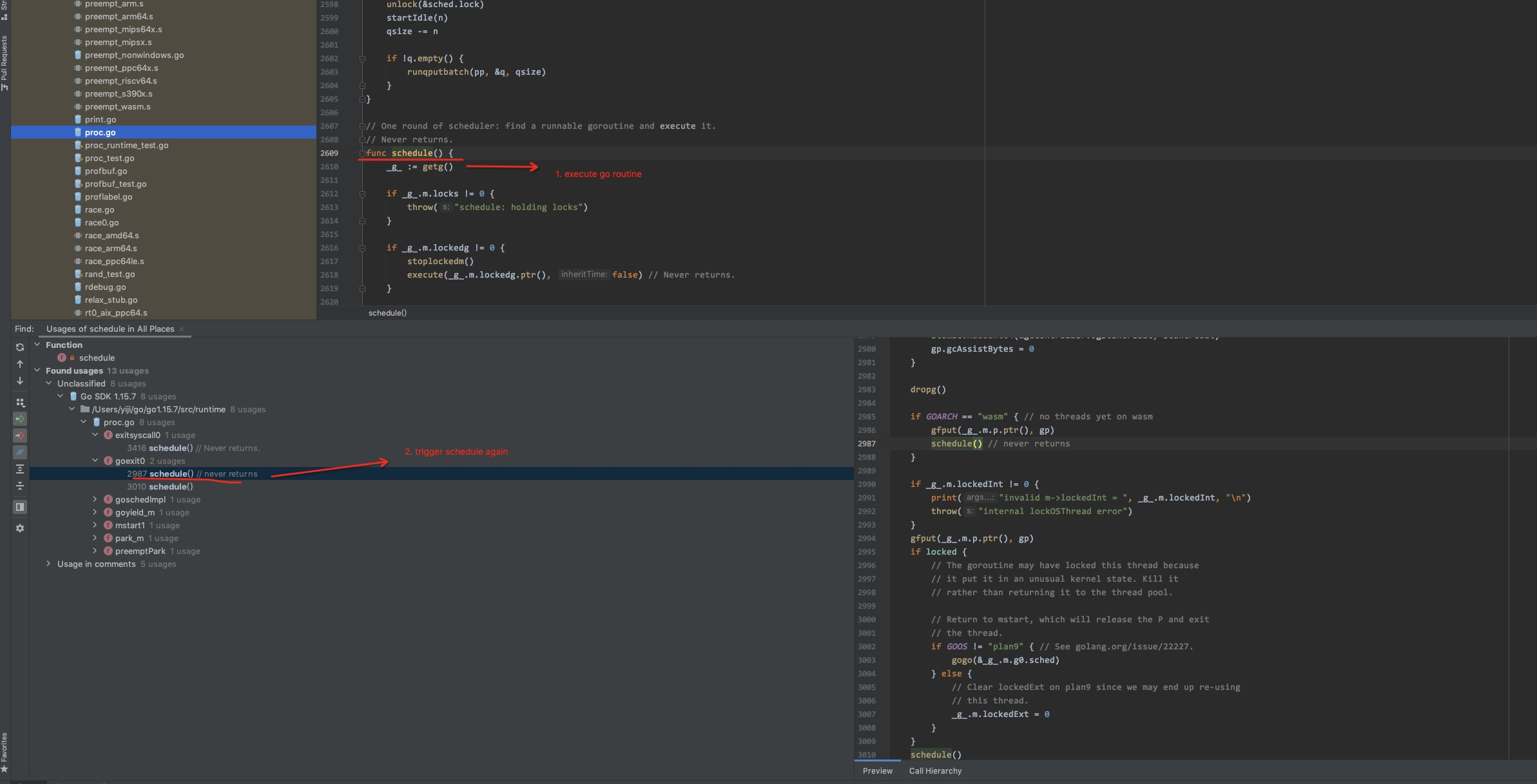 Question: Why does the recursive call to schedule not overflow the stack? · Issue #45247 ...