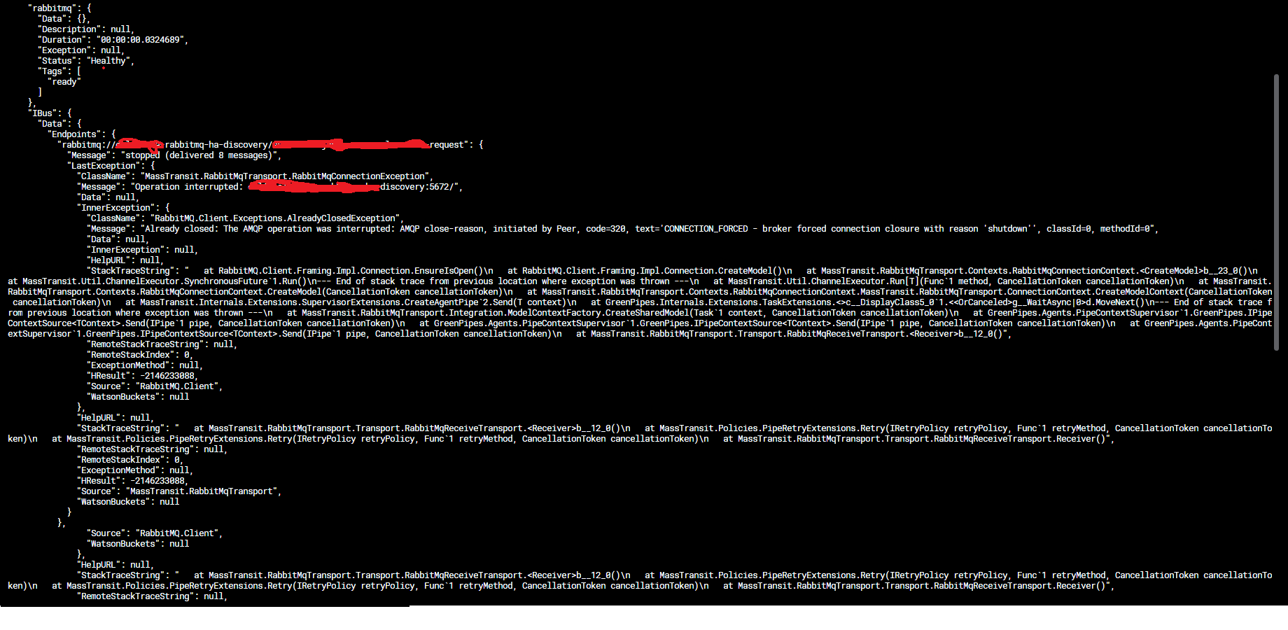 Masstransit Health Check Issue For Rabbitmq When Running Under Ha Mode · Issue 3559