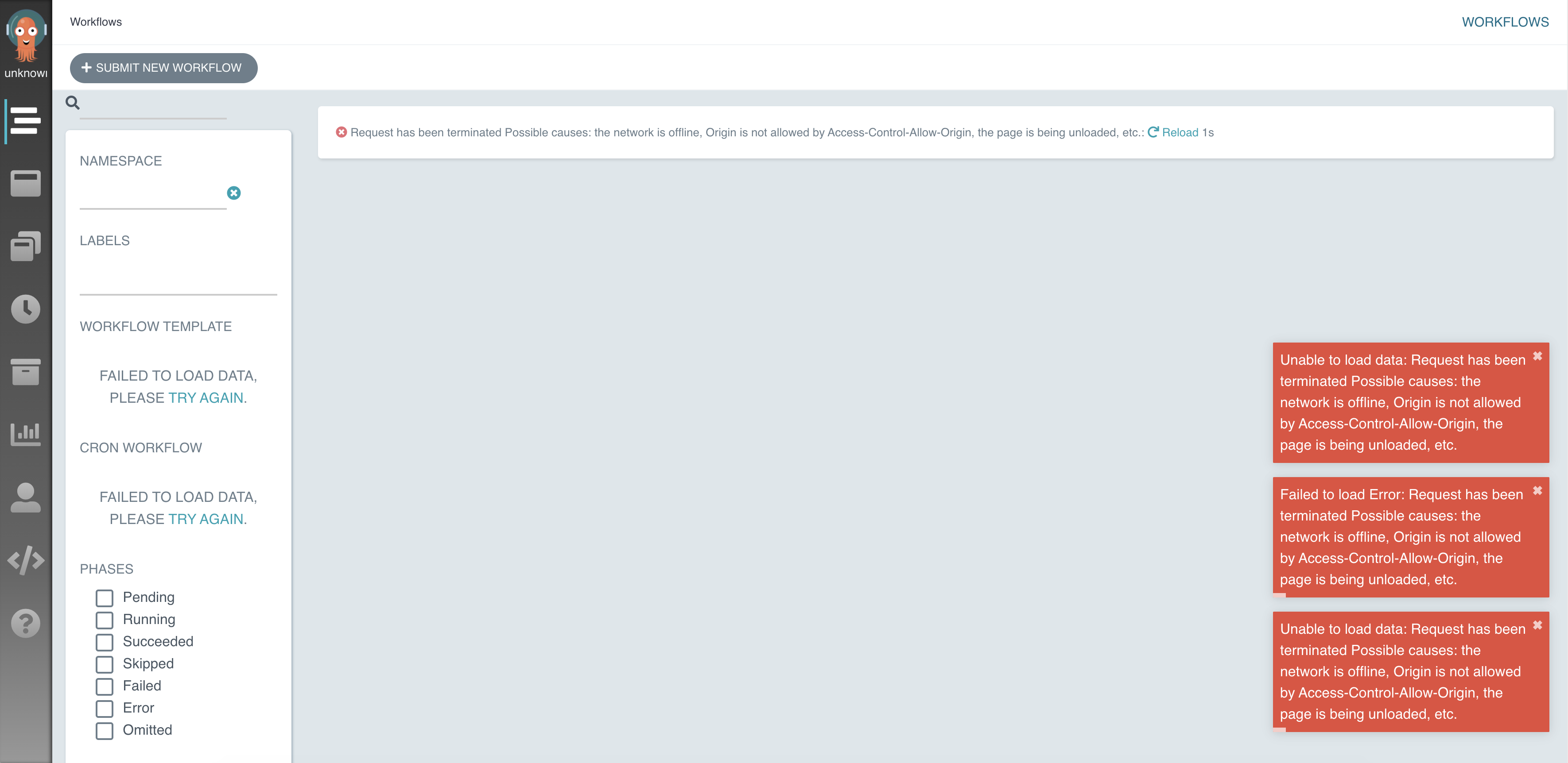 Not able to start argo ui (argo-workflows) with minikube · Issue #6362 · argoproj/argo-workflows ...
