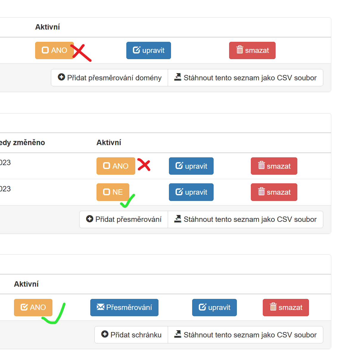 Wrong Checkbox Icons On Activate Toggle Buttons · Issue 706 · Postfixadmin Postfixadmin · Github