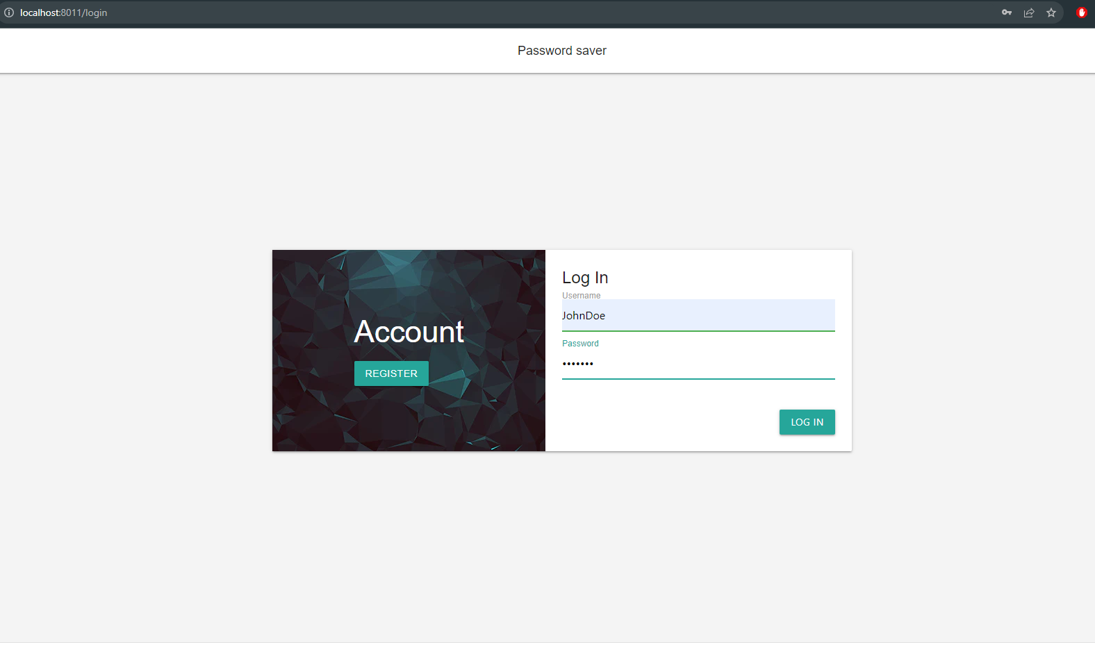 GitHub - bbnbb/password-app-iris-db