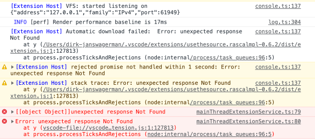 Automatic download failed: Error: unexpected response Not Found · Issue #226 · usethesource ...