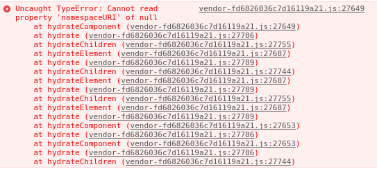 Exception in hydration · Issue #1132 · infernojs/inferno · GitHub