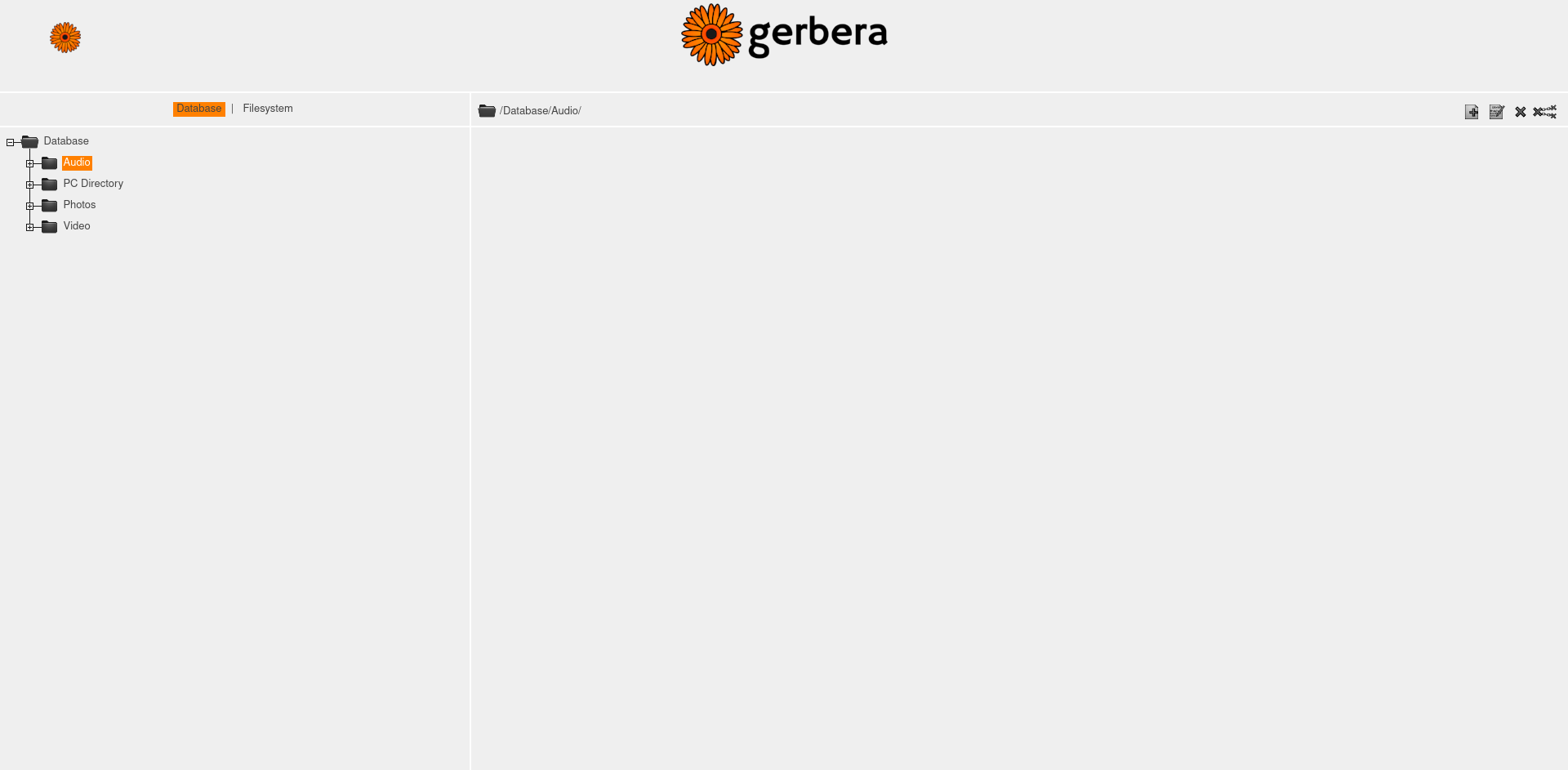 Gerbera web ui does not show menu · Issue #2797 · gerbera/gerbera · GitHub