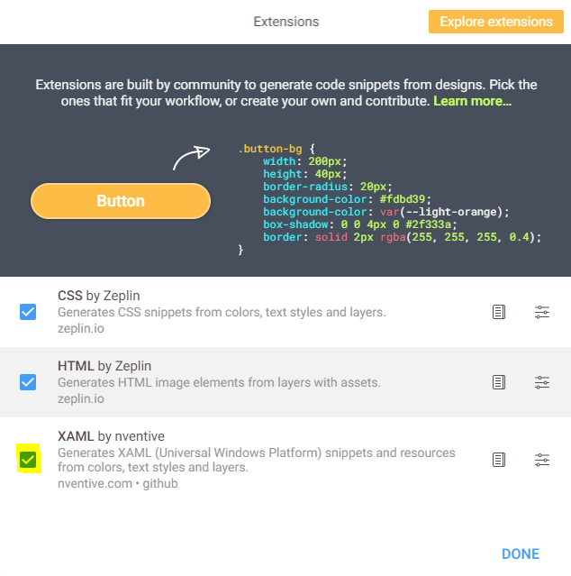 Extension doesn't show up in Zeplin · Issue #4 · nventive/zeplin ...