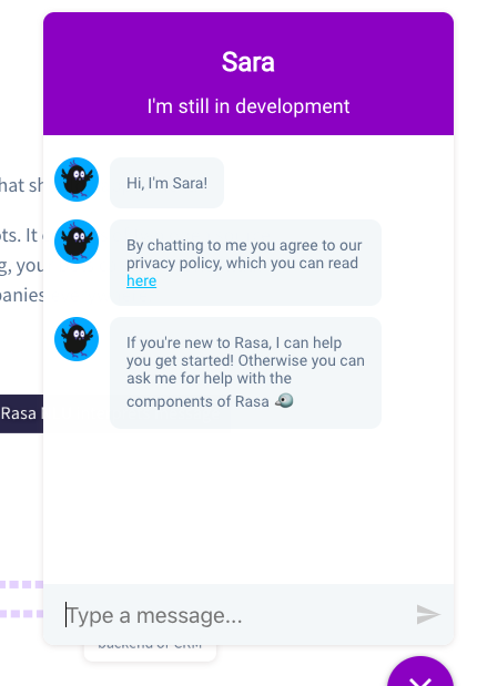 idea: set the right expectations for demo bot users · Issue #154 · RasaHQ/rasa-demo · GitHub