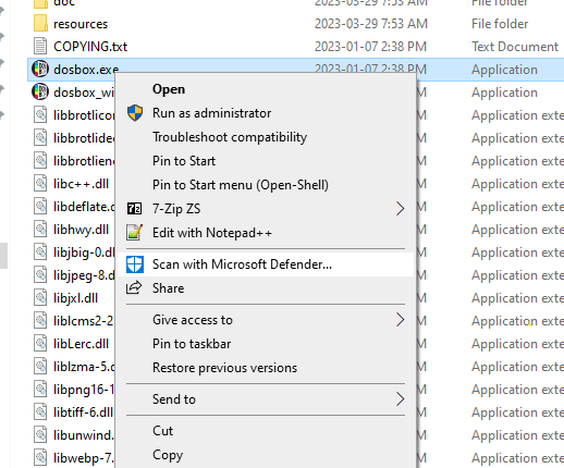 Windows Defender doesn't like DOSBox Staging's executable because it's unsigned · Issue #2369 ...