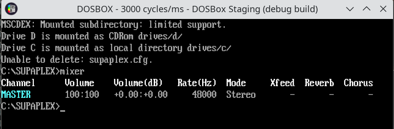 Supaplex locks up in `main` unless MPU+MIDI is enabled · Issue #2397 ...