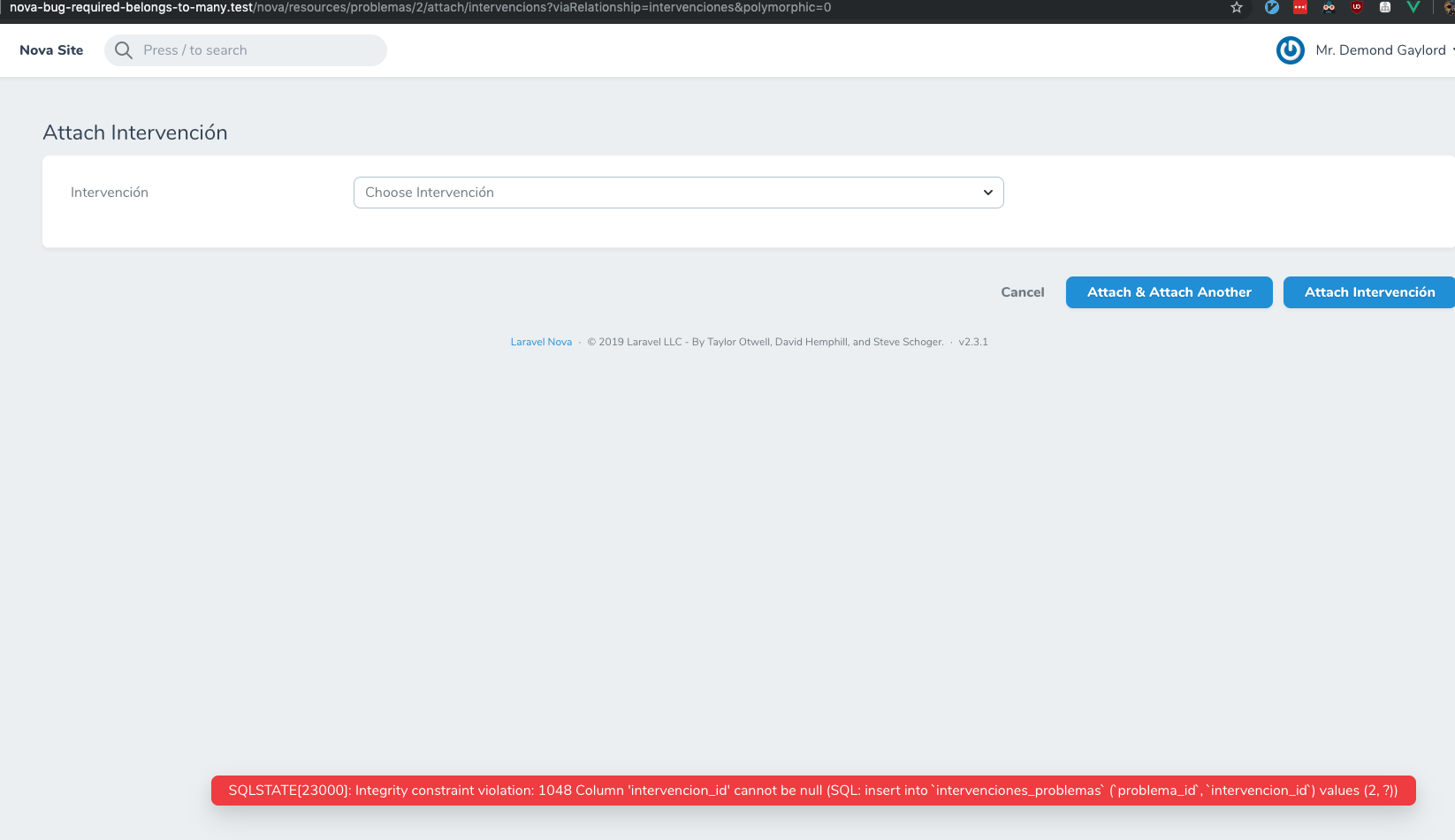 belongsToMany dont validate rules with custom relationship name · Issue #1962 · laravel/nova ...