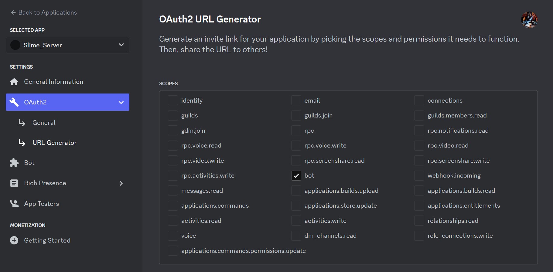 GitHub - 0n1udra/slime_server: Control Minecraft server and more with Python Discord bot.