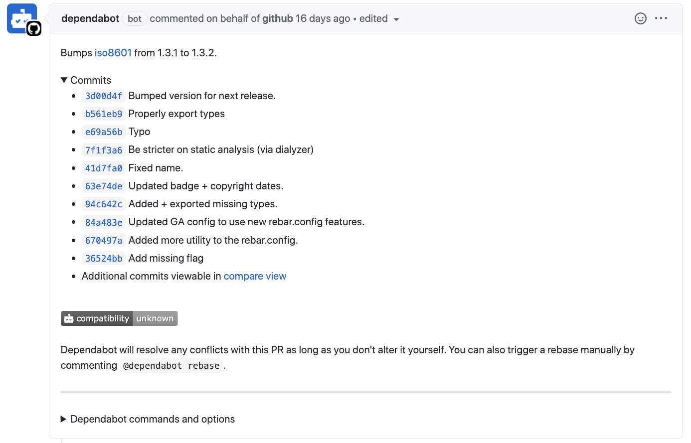 Add Erlang/Elixir to supported dependabot package ecosystems · Issue #6998 · github/docs · GitHub