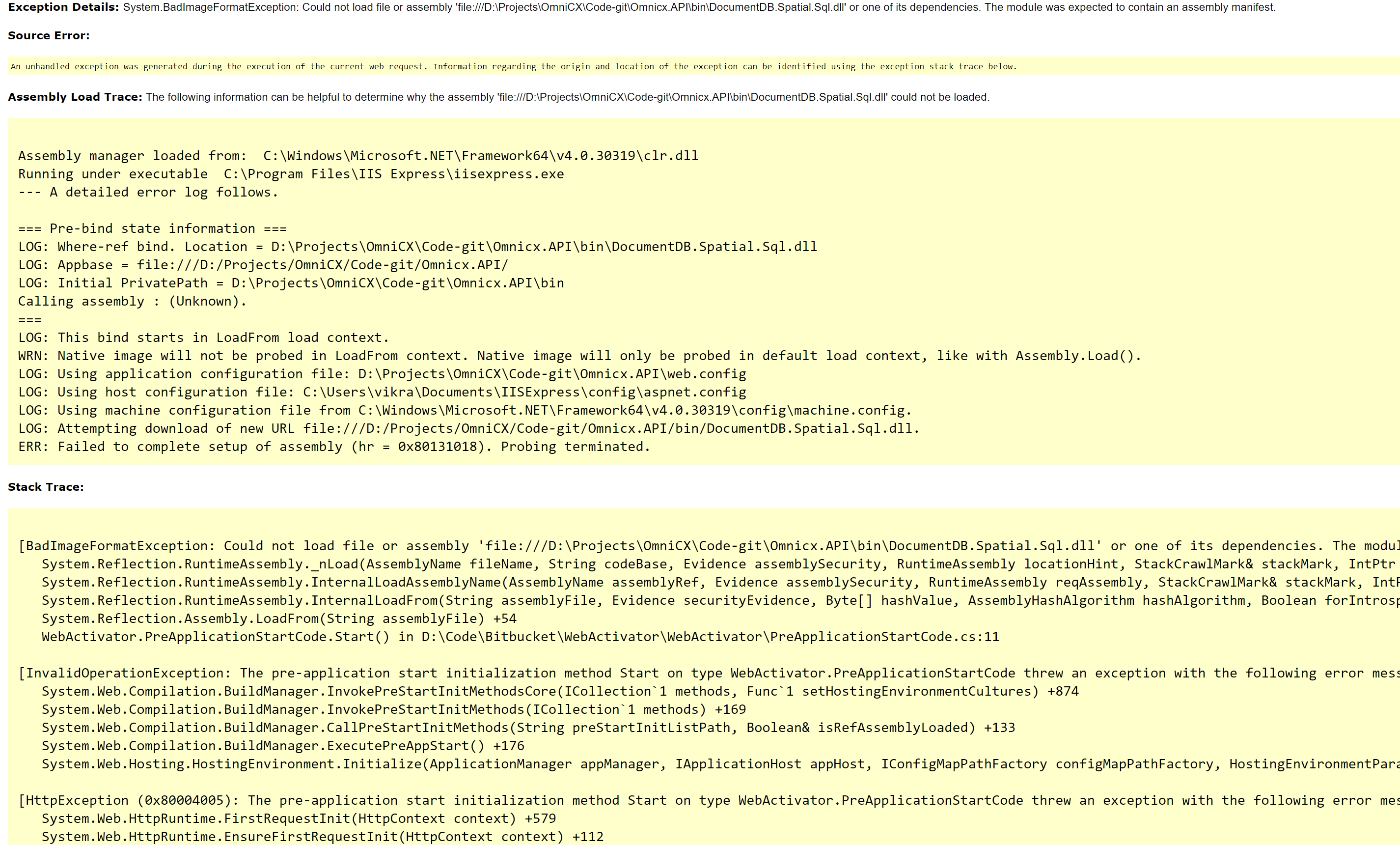 Could not load file or assembly 'DocumentDB.Spatial.Sql.dll' or one of its dependencies · Issue ...