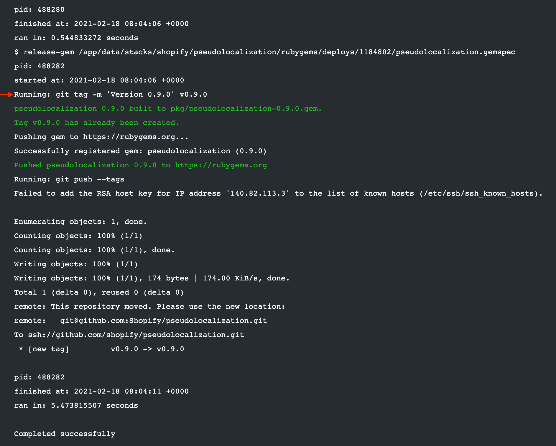 Does Not Support Non V Prefixed Tags · Issue 1140 · Shopify Shipit Engine · Github