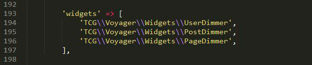 Dashboard Widget Problem · Issue #1399 · thedevdojo/voyager · GitHub