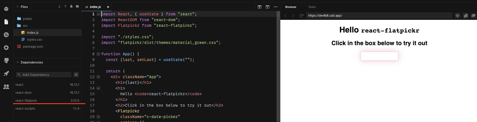 onClose is triggered right after onOpen on certain cases · Issue #148 · haoxins/react-flatpickr ...