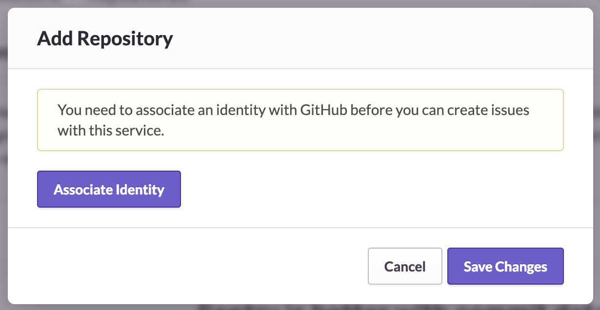Unable to configure GitHub integration / associate identity · Issue #449 · getsentry/sentry ...