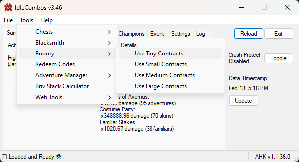 [FEATURE] Bounty Contracts · Issue #39 · djravine/idlecombos · GitHub