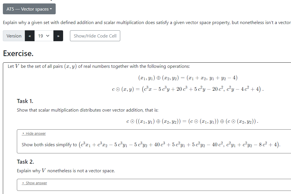 Less tedious AT5 (former VS1) checkit exercises · Issue #218 · TeamBasedInquiryLearning/linear ...