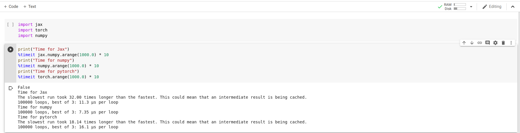 Jax is 50 times slower on my machine · Issue #2143 · google/jax · GitHub