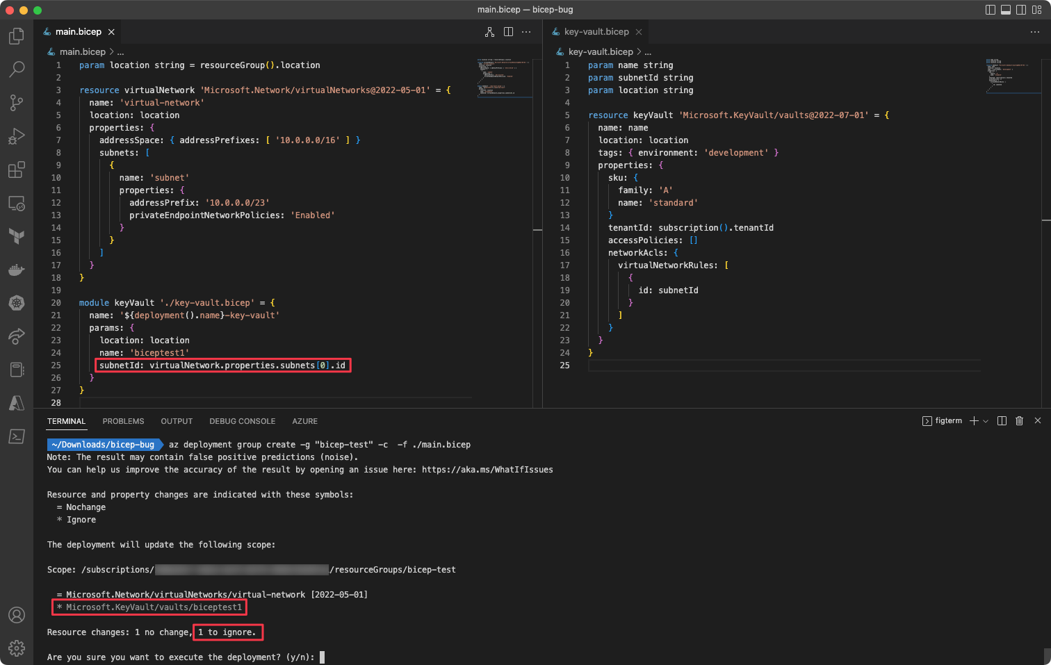 Resources In Nested Template Not Shown If Reference Is Used In The Parameter Values · Issue 157