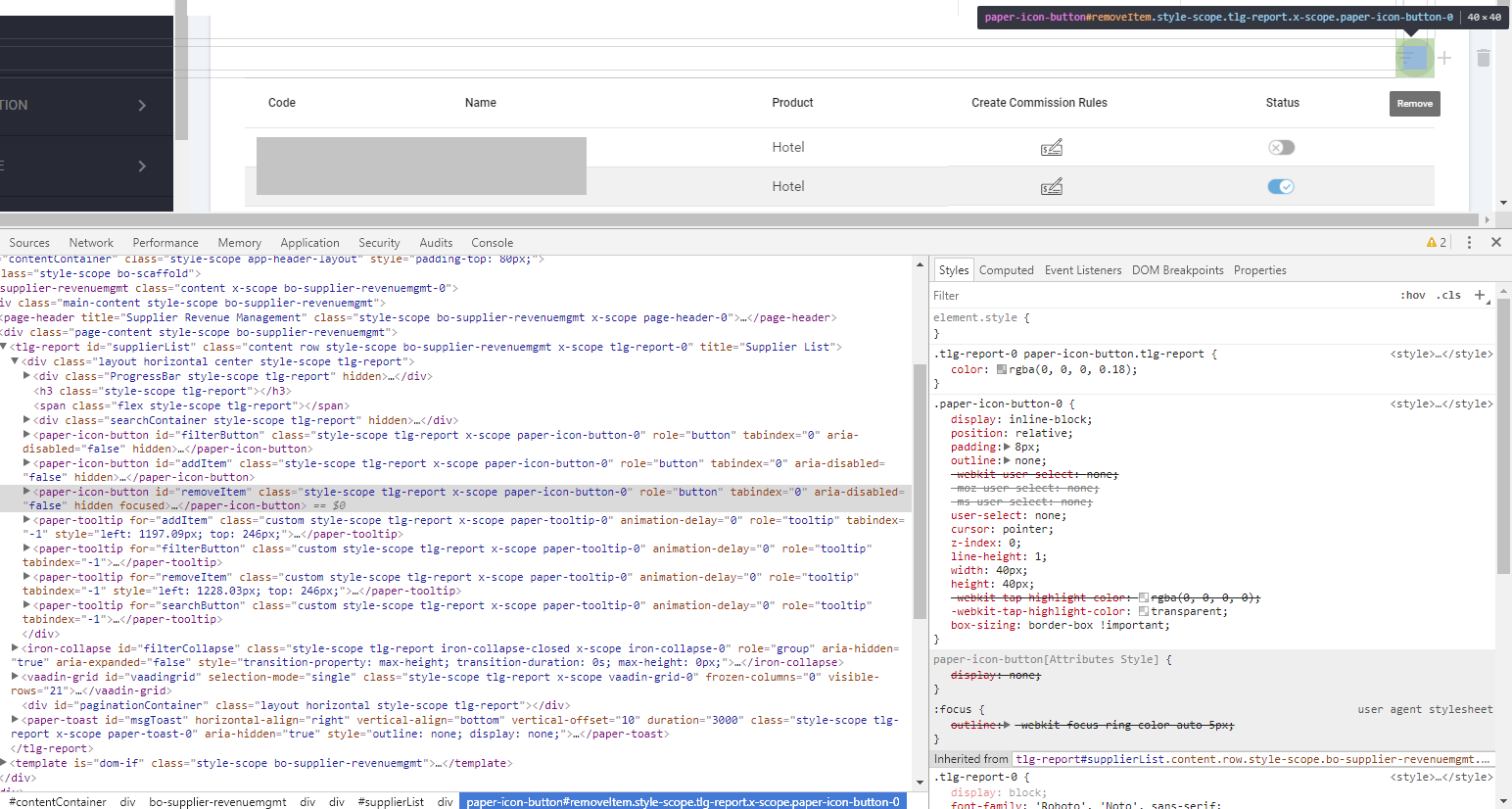 insert hidden globally - breaks UI, hidden style is not applied even on modern browsers · Issue ...