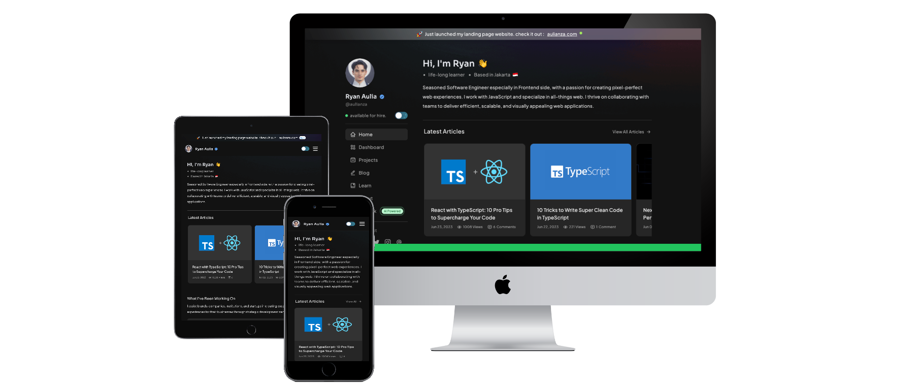 GitHub - aulianza/aulianza.id: 🔥 Personal website & portfolio, built from scratch using Next.js ...