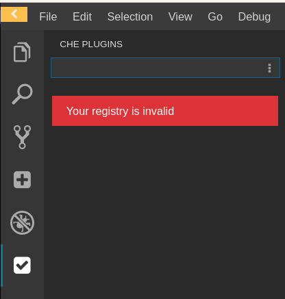 Che Plugins panel is broken on minishift · Issue #13747 · eclipse-che/che · GitHub
