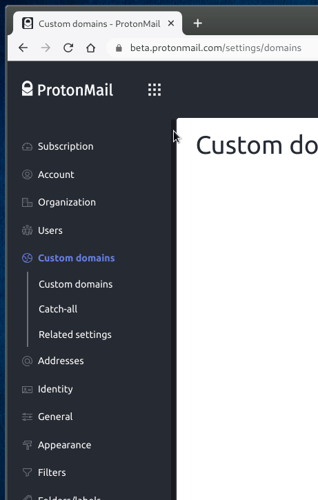 Clicking the "inbox" link at the left panel doesn't open the respective page · Issue #282 ...