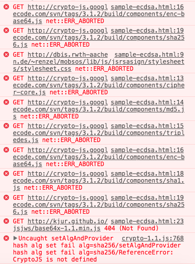 Sign function not working · Issue #339 · kjur/jsrsasign · GitHub