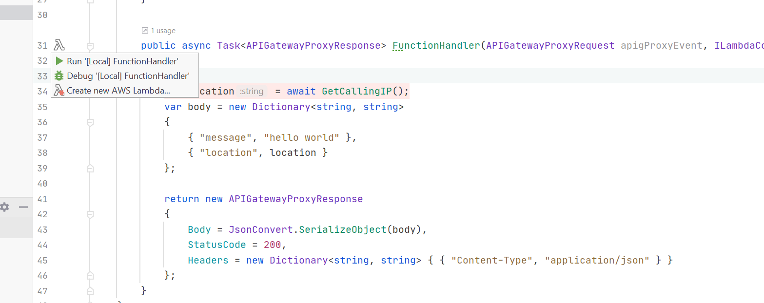 Add API Gateway local Lambda support · Issue #1846 · aws/aws-toolkit-jetbrains · GitHub