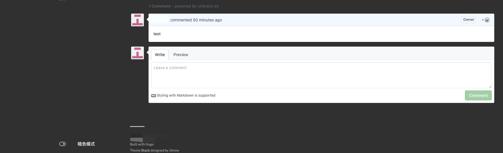 utterances 评论系统颜色主题显示错误 · Issue #117 · CaiJimmy/hugo-theme-stack · GitHub