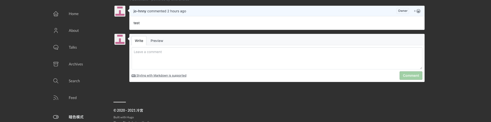 utterances 评论系统颜色主题显示错误 · Issue #117 · CaiJimmy/hugo-theme-stack · GitHub