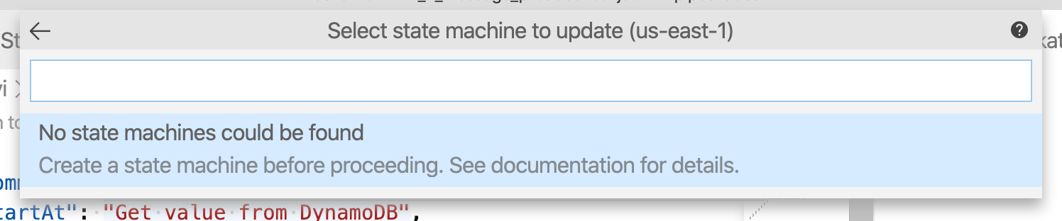 Unable To Publish To Step Functions In My Region · Issue 1131 · Awsaws Toolkit Vscode · Github