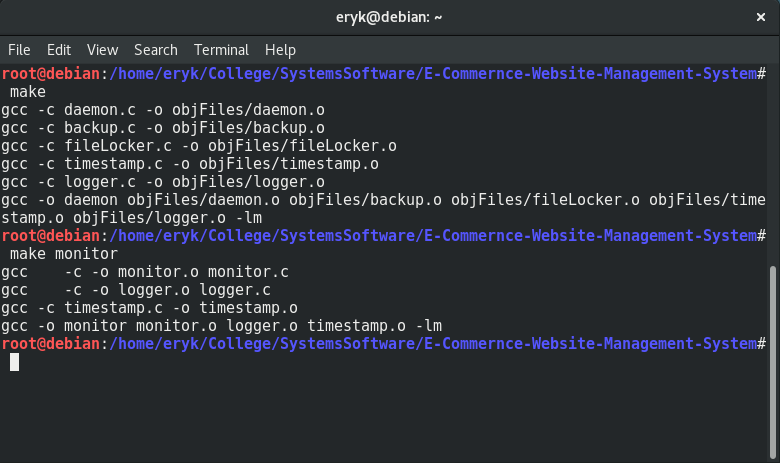 Github Ericszla E Commerce Website Management System
