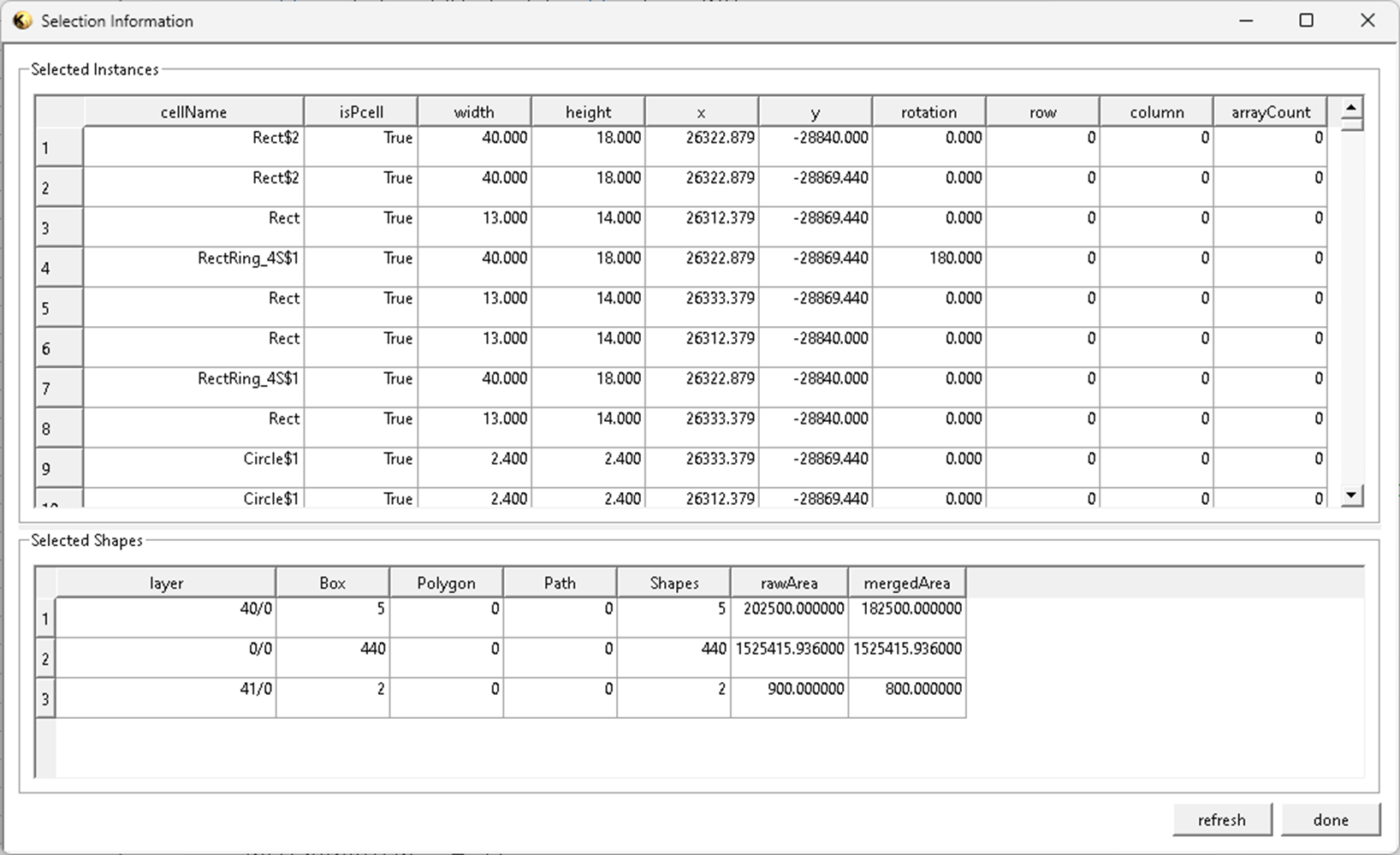 GitHub - s910324/SelectionInfo: Klayout Selection information dashboard