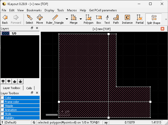 GitHub - s910324/SplitShapePlugin: SplitShapePlugin for Klayout