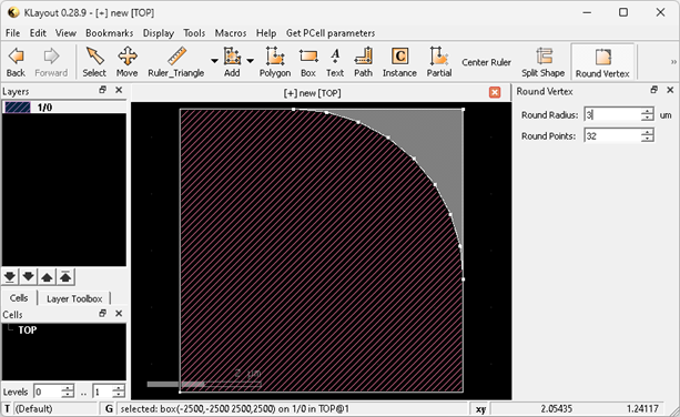GitHub - s910324/RoundVertex: RoundVertex plugin for Klayout