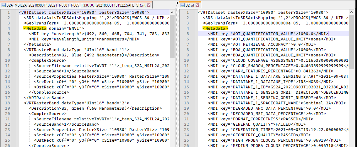 [S2 Product Import] Dataset Metadata is dropped in the stacking · Issue #269 · EnMAP-Box/enmap ...