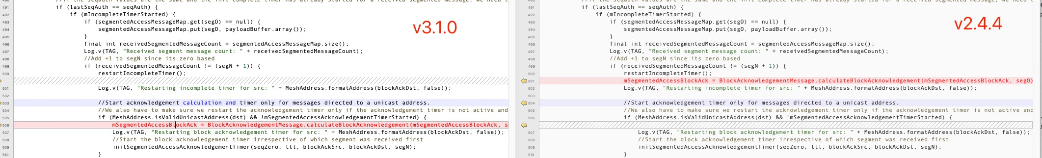 Message reassembly may not be completed yet · Issue #406 · NordicSemiconductor/Android-nRF-Mesh ...