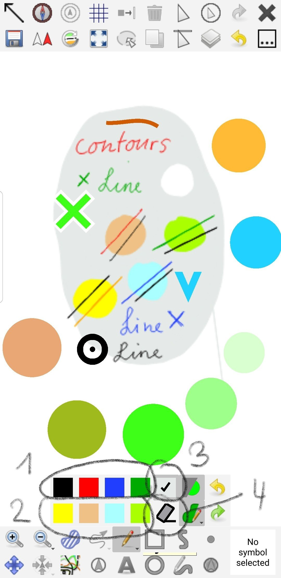 Enhancement: Android: New colors for scribble mode · Issue #1737 · OpenOrienteering/mapper · GitHub