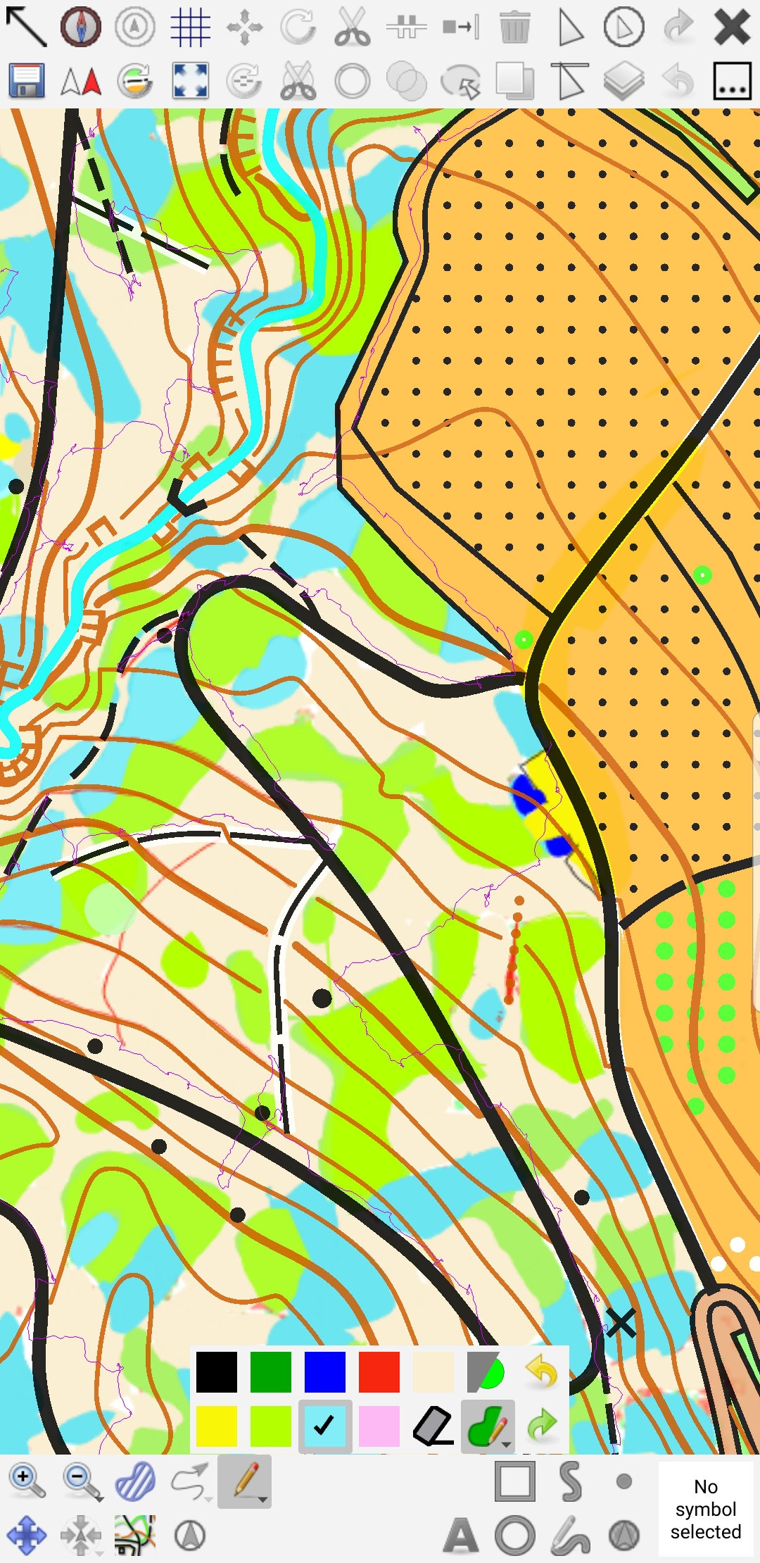 Enhancement: Android: New colors for scribble mode · Issue #1737 · OpenOrienteering/mapper · GitHub