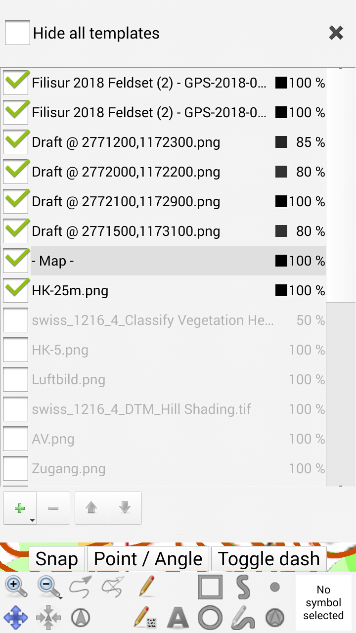 Add template, draft template name (scribbling in app) · Issue #1104 · OpenOrienteering/mapper ...