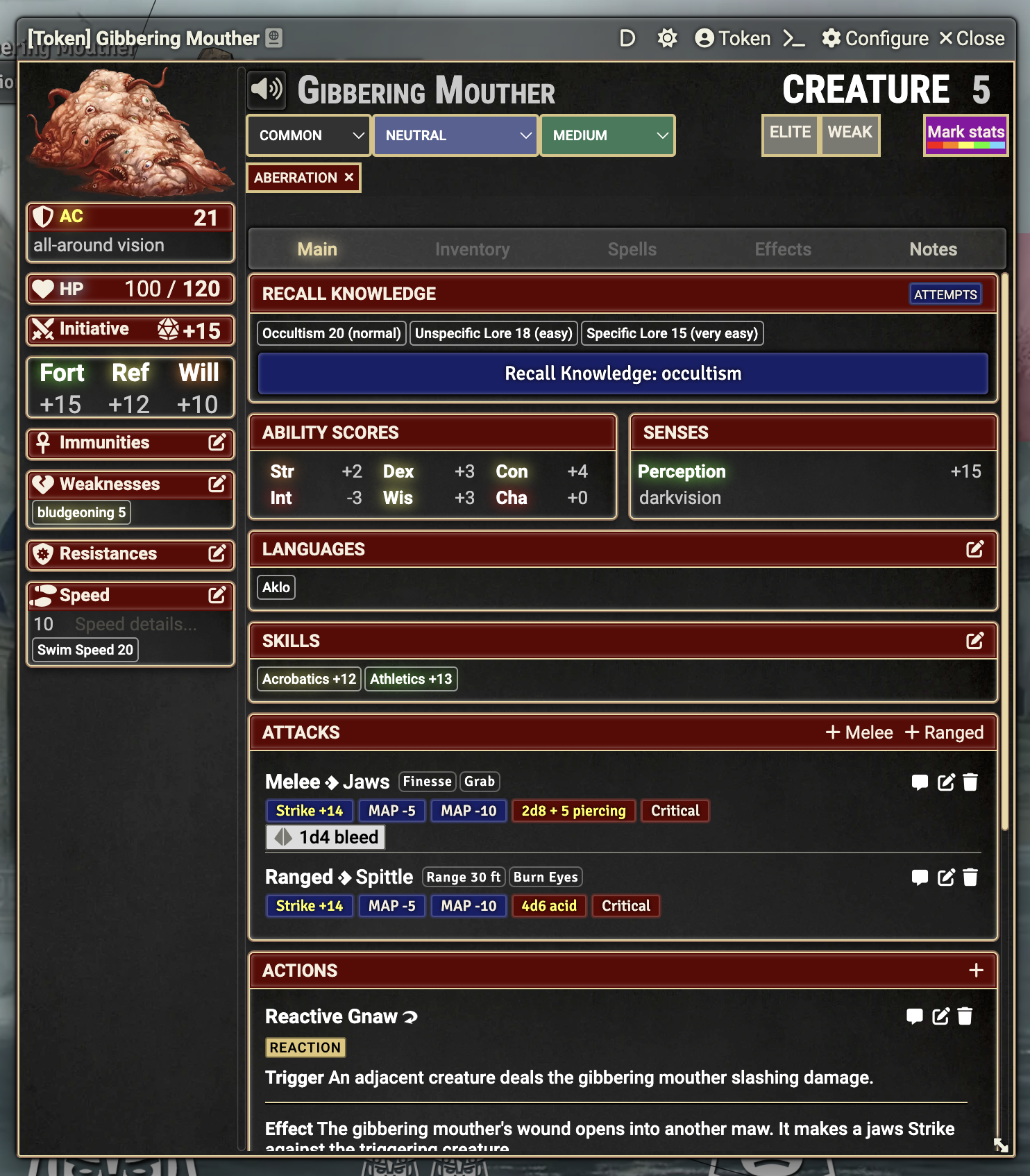 NPC Sheet Dark Mode · Issue #164 · Dorako/pf2e-dorako-ui · GitHub