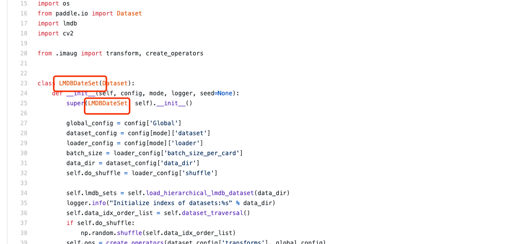 ppocr/data/Imdb_dataset.py 类命定义错误 · Issue #1871 · PaddlePaddle ...