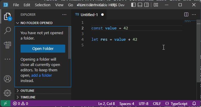 Results for "Find all references" in untitled doc open new untitled doc · Issue #160783 ...