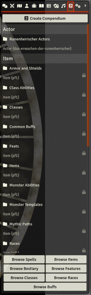 "Browse ..." buttons duplicated · Issue #217 · earlSt1/vtt-compendium-folders · GitHub