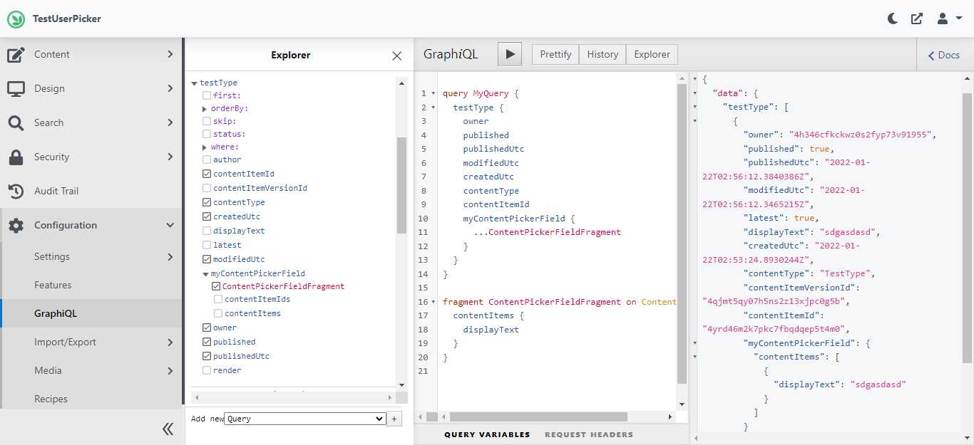 The field defined as UserPickerField could not be found in Graphql · Issue #11054 · OrchardCMS ...