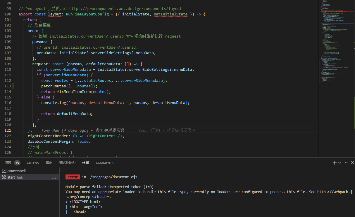 如何动态创建菜单？后台加载🧐[问题] · Issue #9920 · ant-design/ant-design-pro · GitHub