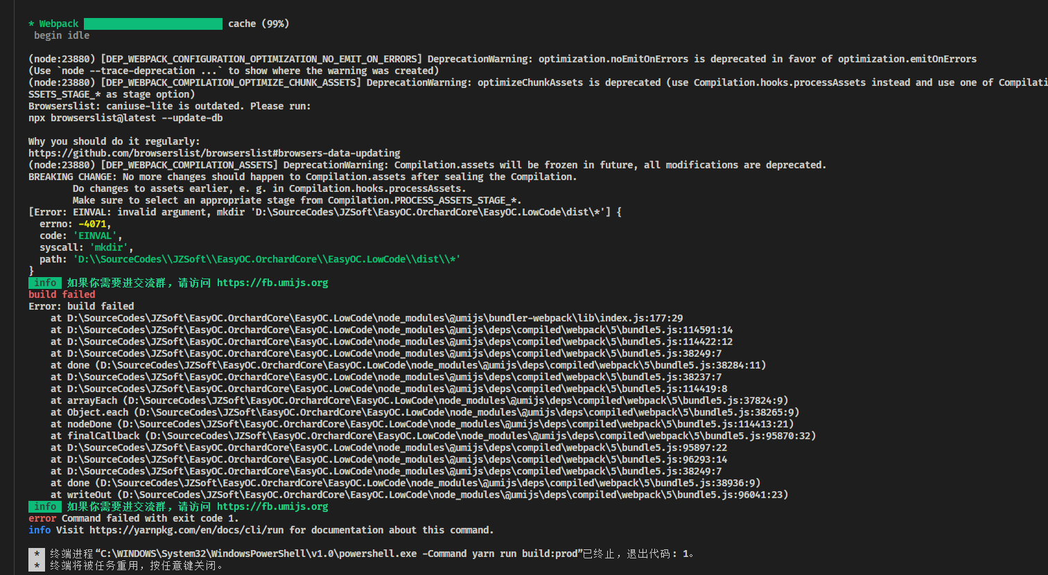 馃 闂 Optimizationnoemitonerrors Is Deprecated In Favor Of Optimizationemitonerrors 路 Issue