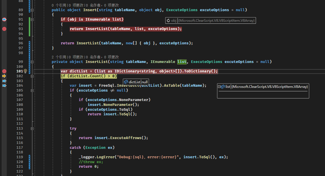 Passing V8Array to C# Method · Issue #383 · microsoft/ClearScript · GitHub